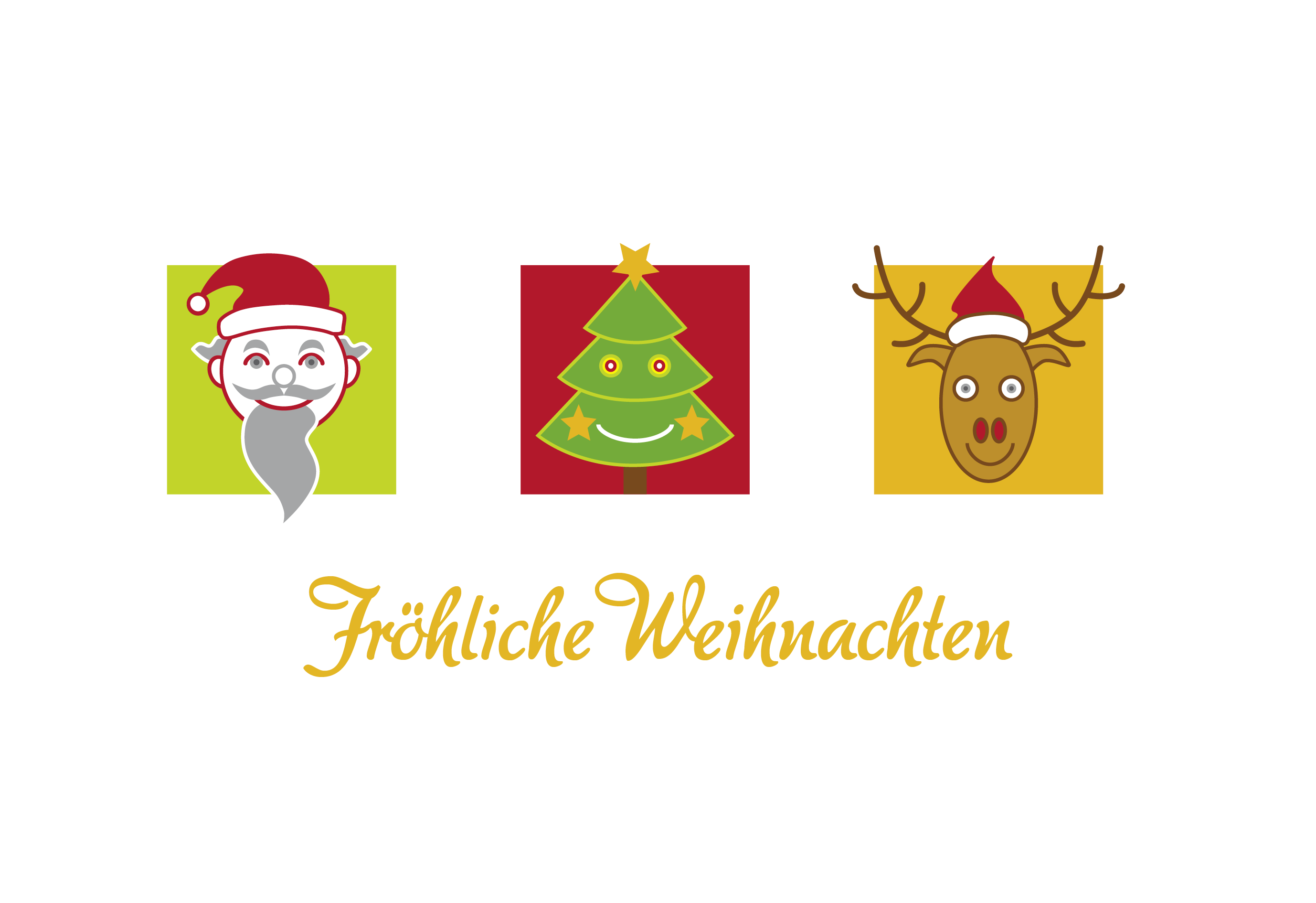 Weihnachtskarte Katrin Denker Grafik Konzept